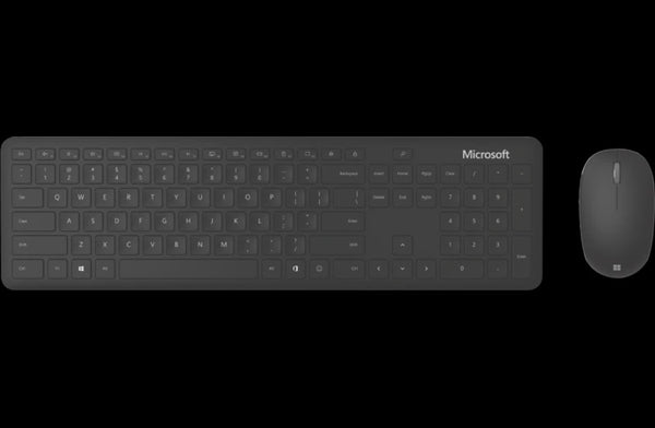 Microsoft Wireless Keyboard & Mouse (Black) – Tekcart
