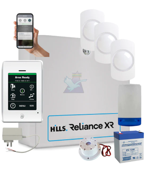 Hills Security Alarm System Reliance XR, Touchnav Kit – Tekcart